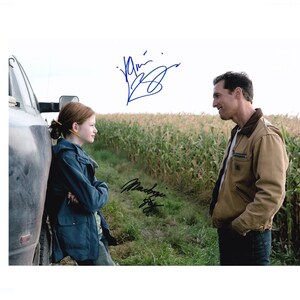 Matthew Mcconaughey Mackenzie Foy Interstellar Autograph Photo 10x8 COA ...