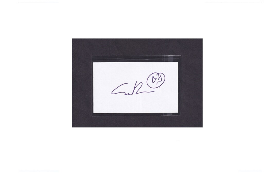 Sam Raimi Spider-man Hand Signed Autograph Index Card 3x5 COA - Etsy