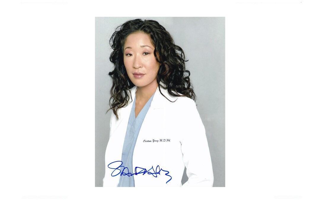Sandra Oh Grey's Anatomy Hand Signed Autograph Photo 10x8 COA - Etsy