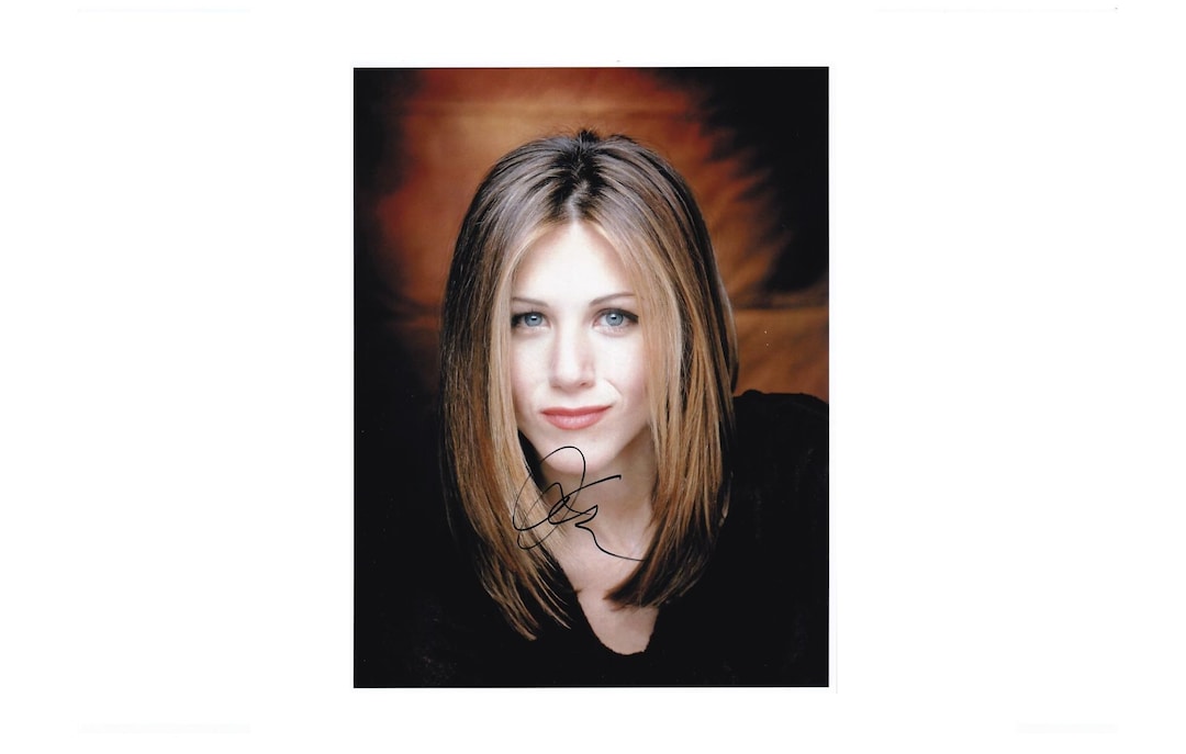 Jennifer Aniston FRIENDS Had Signed Autograph Photo 12x8 COA - Etsy
