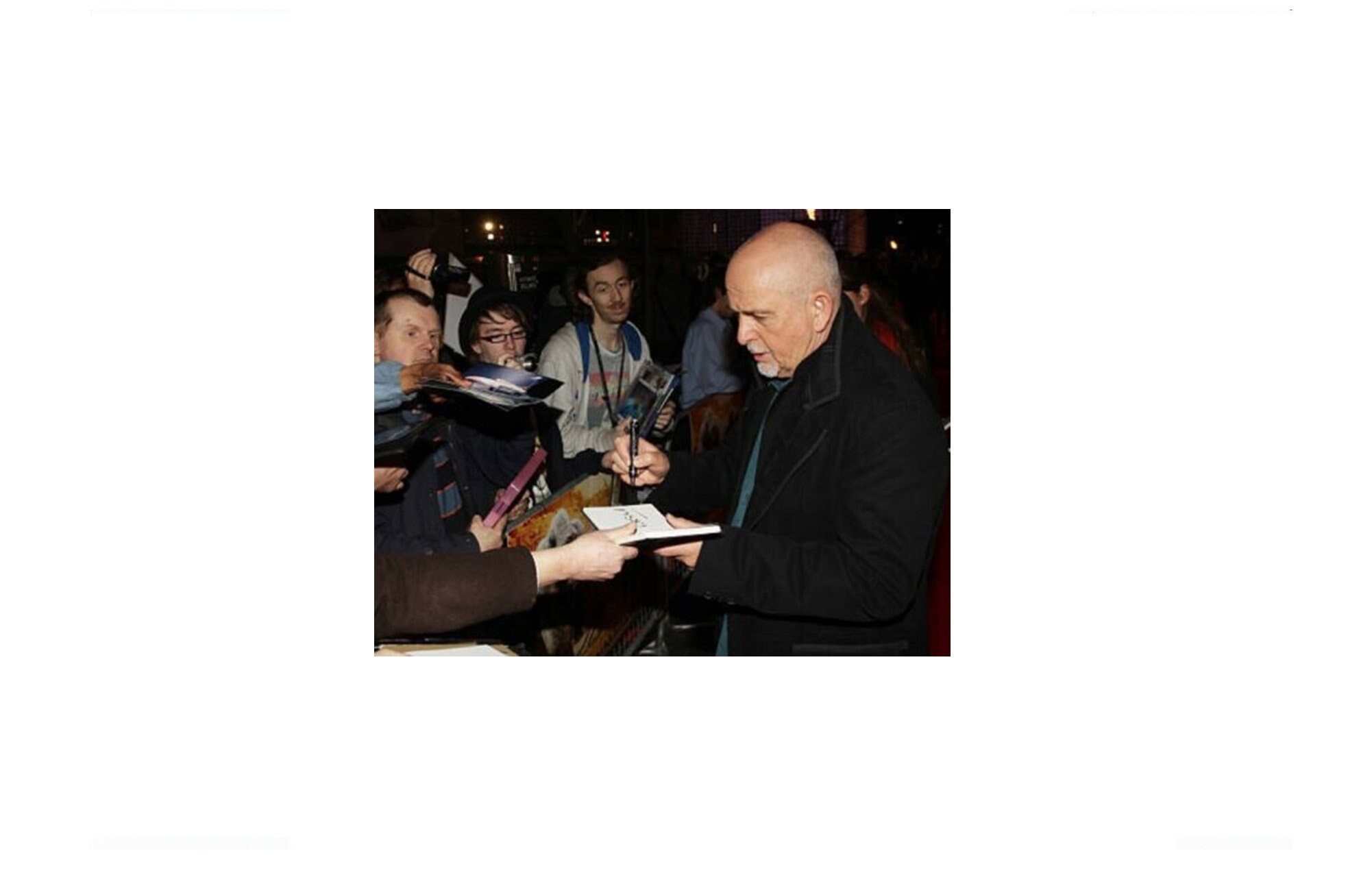 Peter Gabriel Genesis Hand Signed Autograph Photograph 8x12 COA - Etsy