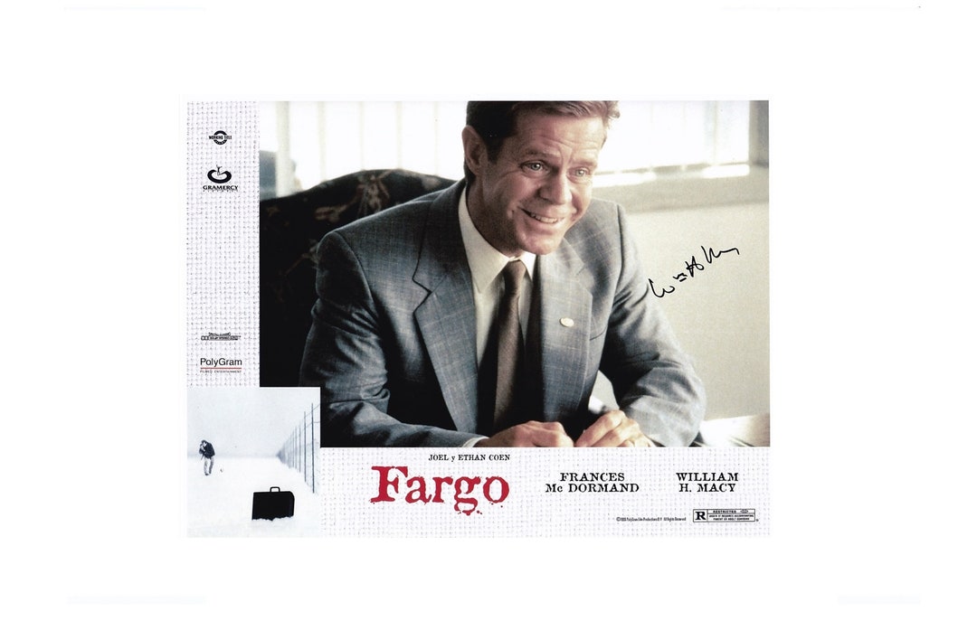 William H. Macy Fargo Hand Signed Autograph Photo 8x12 COA - Etsy