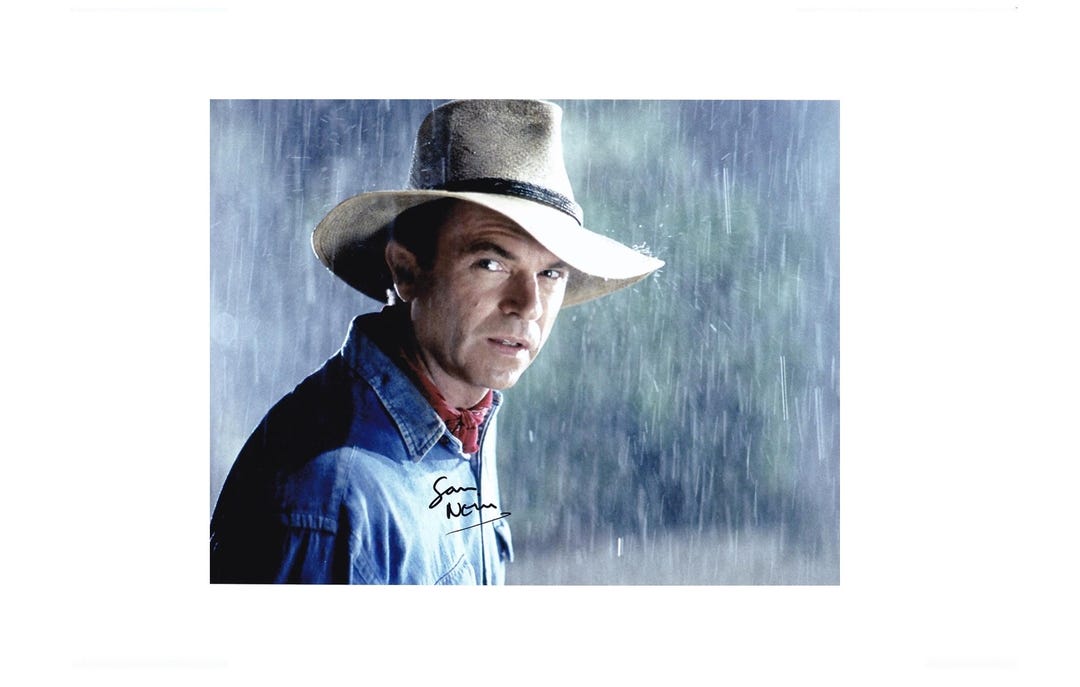 Sam Neill Jurassic Park Hand Signed Autograph Photo 12x8 COA - Etsy