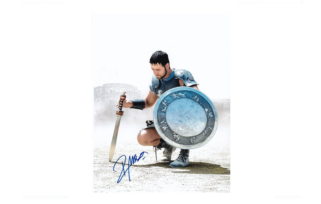 Russell Crowe Gladiator Hand Signed Autograph Photo 10x8 COA - Etsy
