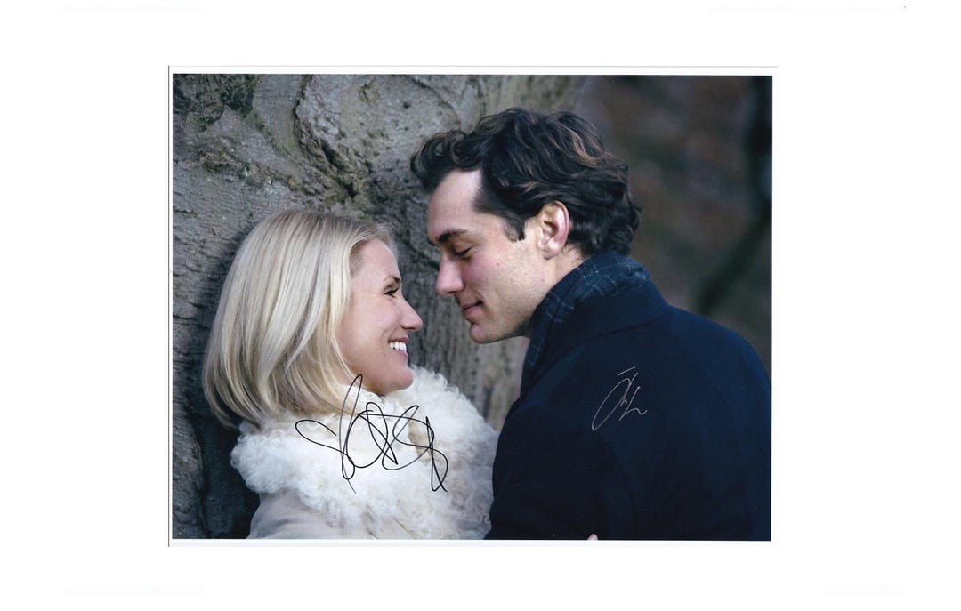Cameron Diaz Jude Law the Holiday Hand Signed Autograph COA 10x8 - Etsy