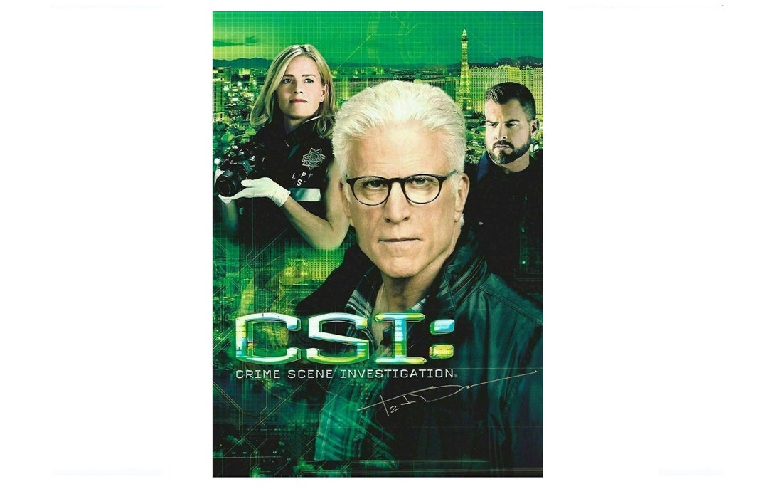 Ted Danson CSI Crime Scene Investigation Hand Signed Autograph Photo ...