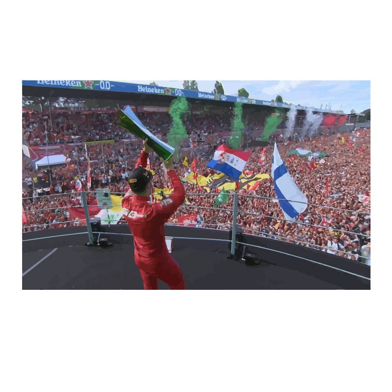 Charles Leclerc Monza 2019 Win Cartoon SVG, PNG, Cricut and Other ...