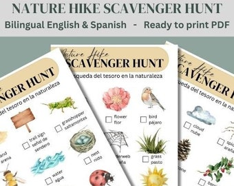 Bilingual Spanish and English Scavenger Hunt, Grocery Store for Kids ...