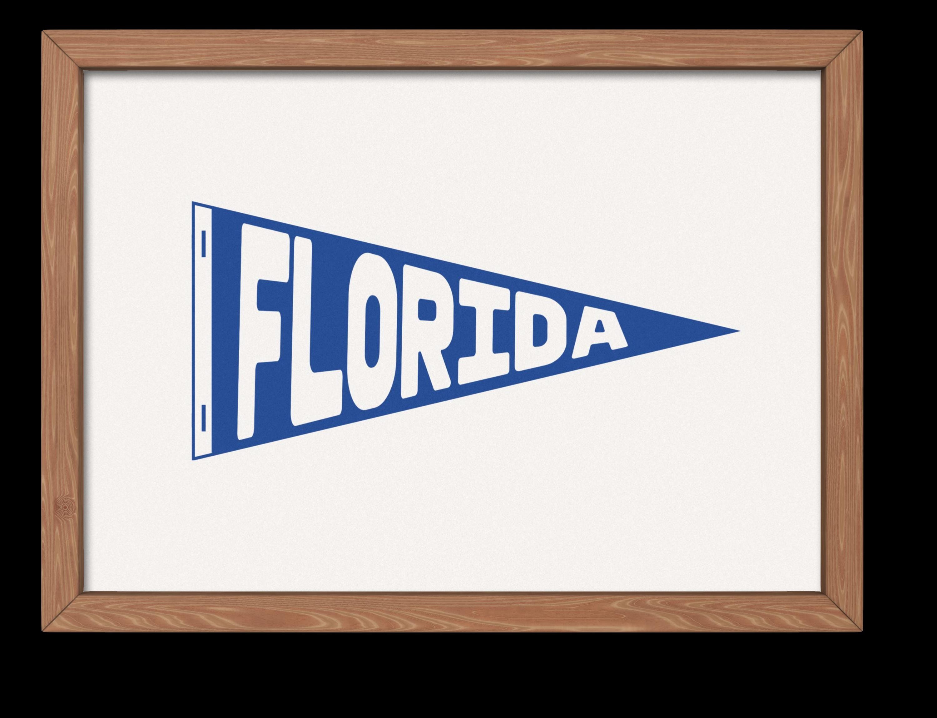 Florida Pennant Digital Print | Florida Gators | College Dorm Decor ...