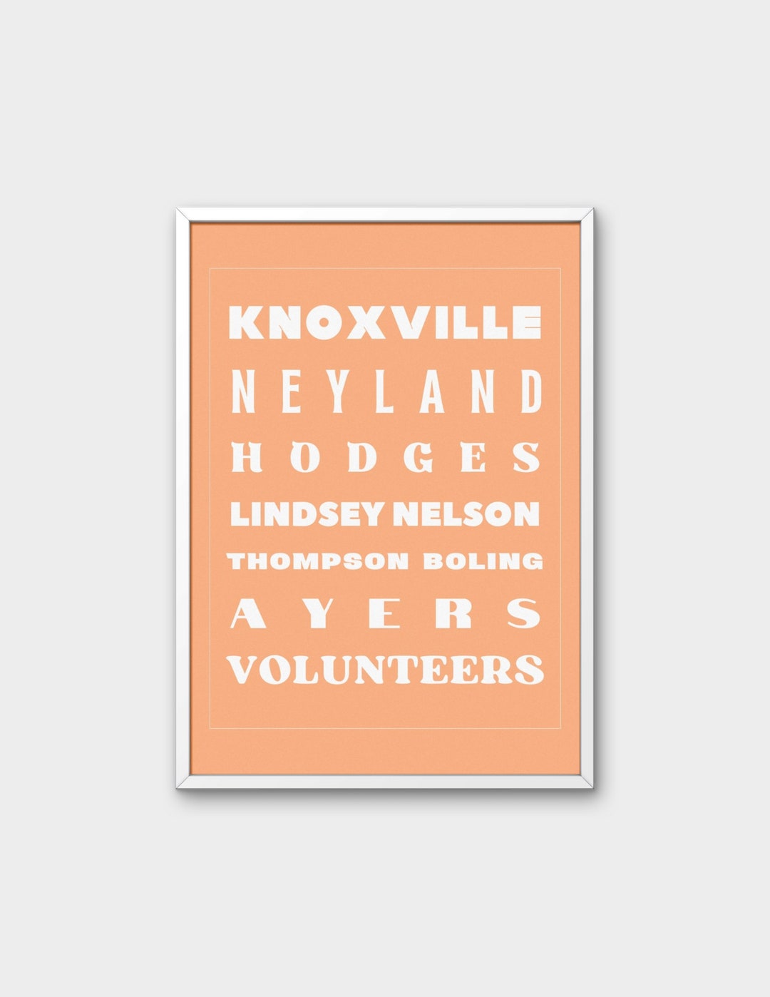 Buildings Around Campus multiple Sizes UTK Wall Art Tennessee Vols ...