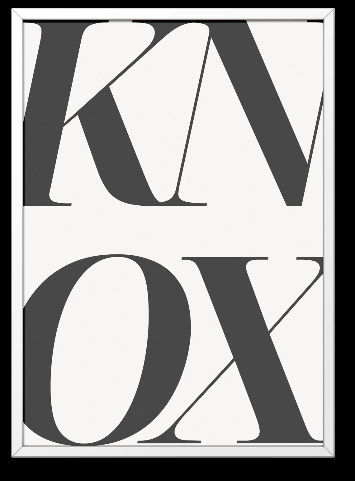 KNOX Minimal UTK Wall Art Tennessee Vols College Dorm Decor College ...