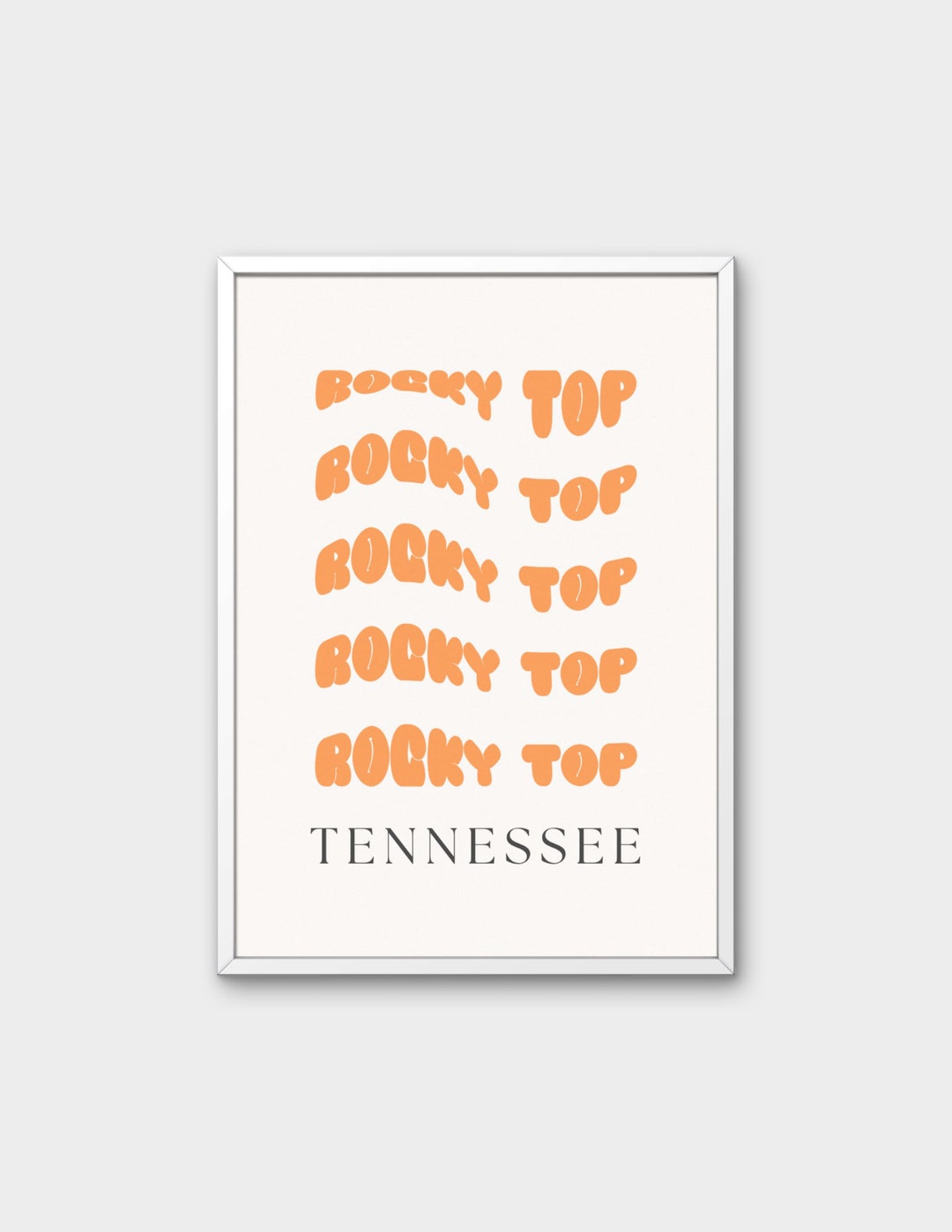 Rocky Top Tennessee multiple Sizes Tennessee Vols College Dorm Decor ...