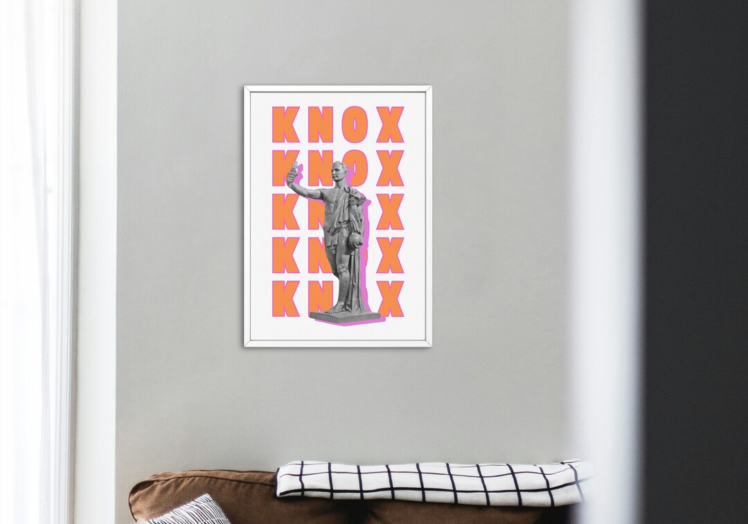 UTK Torchbearer Minimal UTK Wall Art Tennessee Vols College Dorm Decor ...