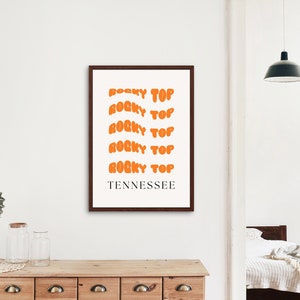 Rocky Top Tennessee multiple Sizes Tennessee Vols College Dorm Decor ...