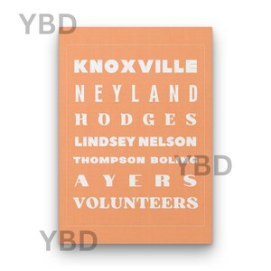 Buildings Around Campus multiple Sizes UTK Wall Art Tennessee Vols ...