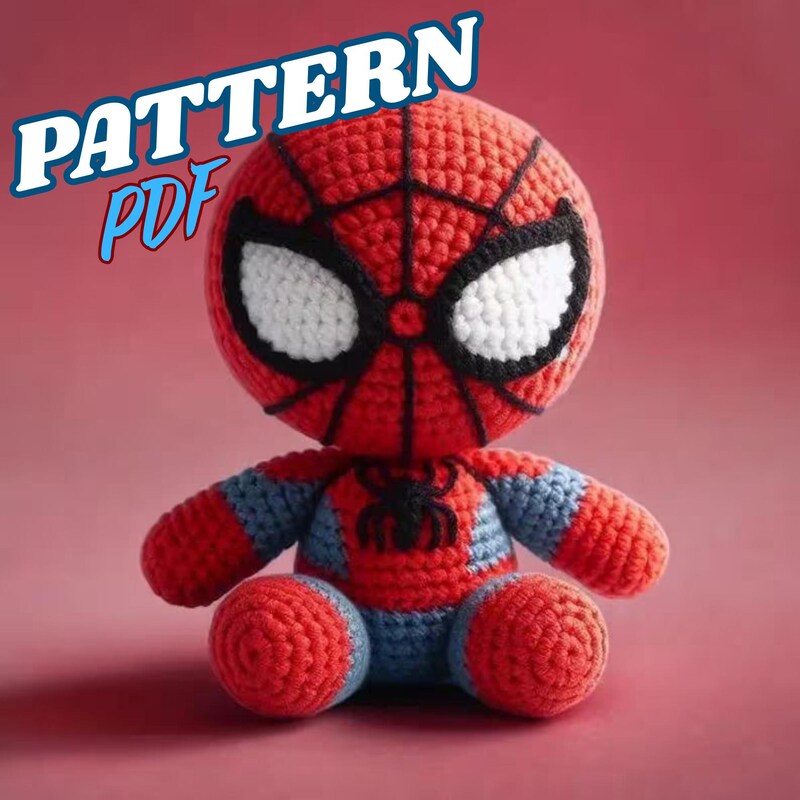 Crochet Spiderman Amigurumi - Etsy