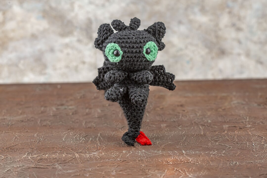 Toothless Dragon Toothless Dragon Plushie HTTYD How to - Etsy Australia