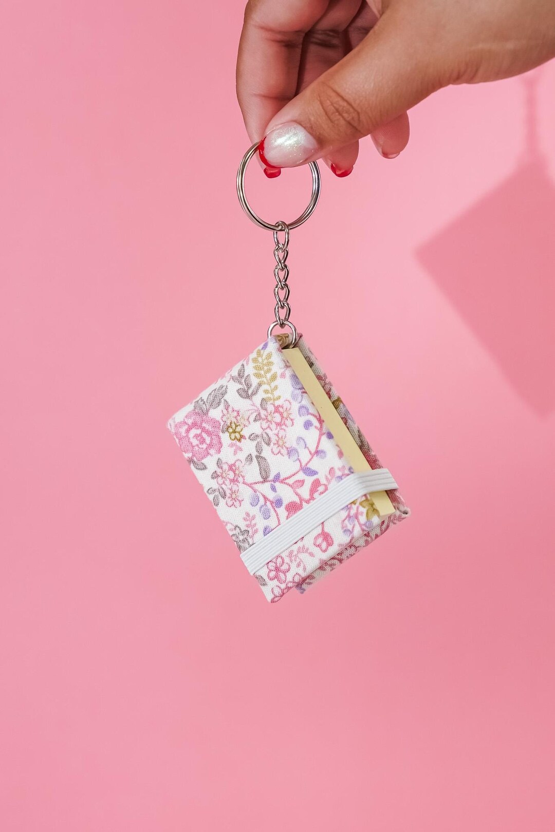 Handmade Keychain Notebook, Mini Notebook, Teacher Keychain, Sticky ...