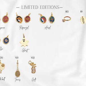 Custom Charm Bracelet Dainty Pendants Gold Charm Necklace Create Your ...