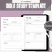Printable Bible Study Template / A4,a5,letter Sizes - Etsy