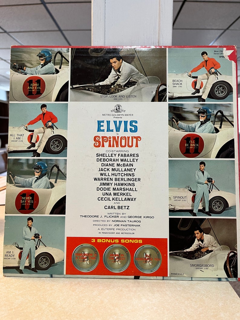 Elvis Presley Spinout Soundtrack - Etsy