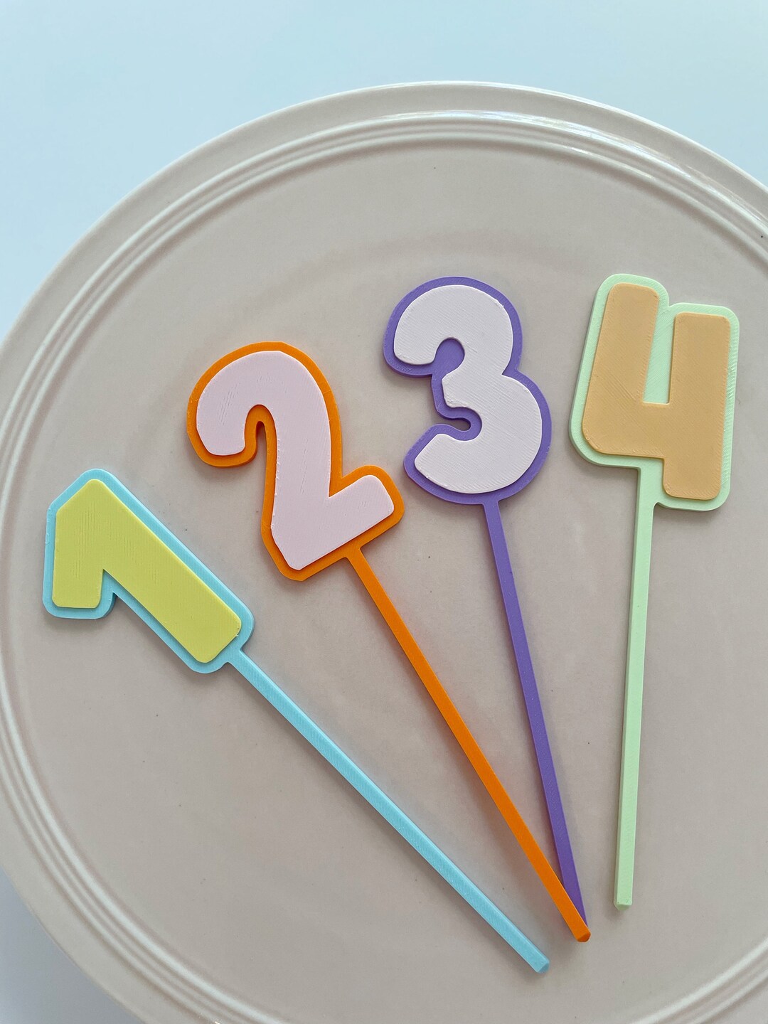 Personalised 3D Printed Cake Topper/fropper Cake Topper Birthday Cake ...