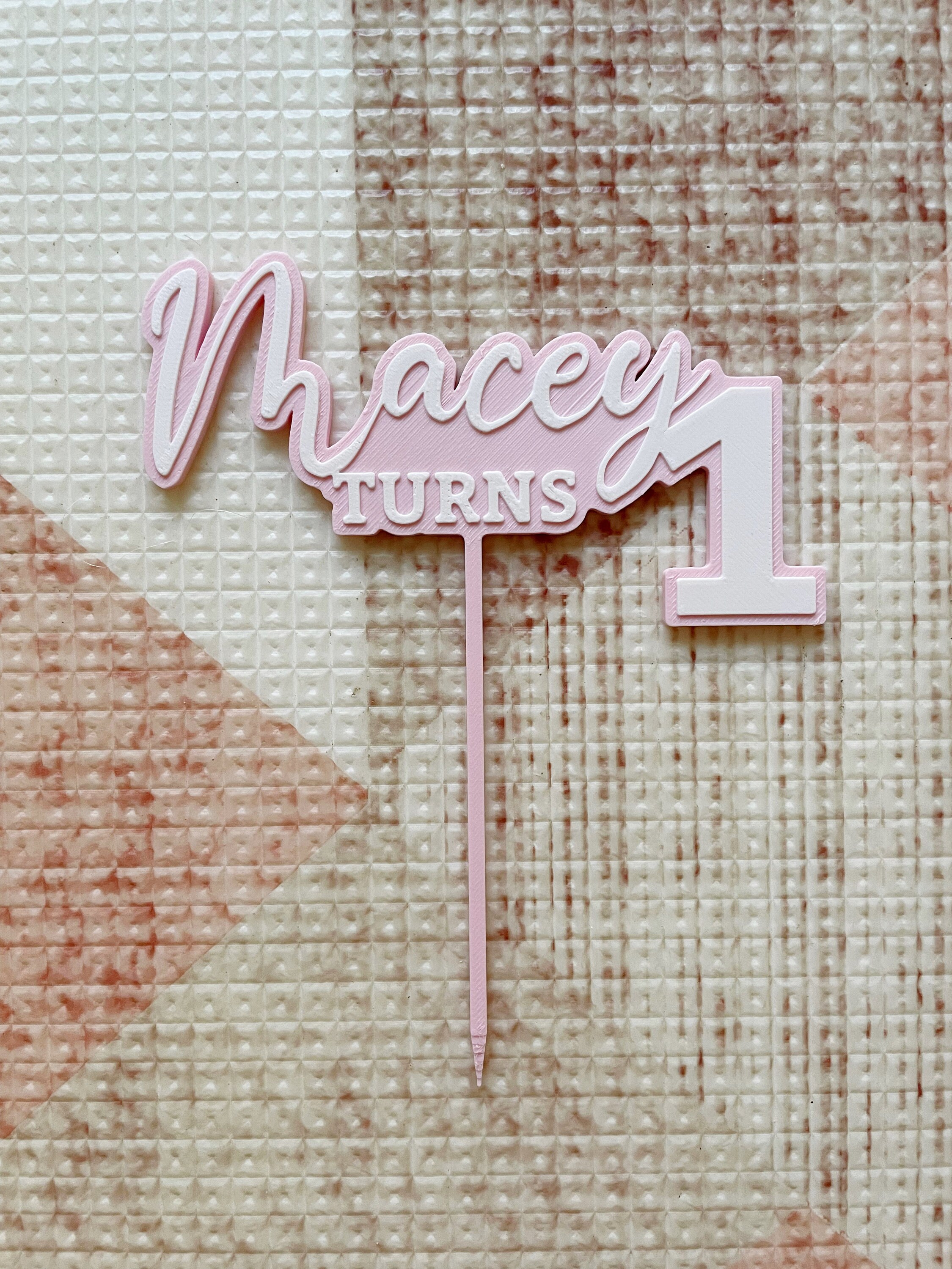 Personalised Cake Topper 3D Printed Cake Topper Number Cake - Etsy ...