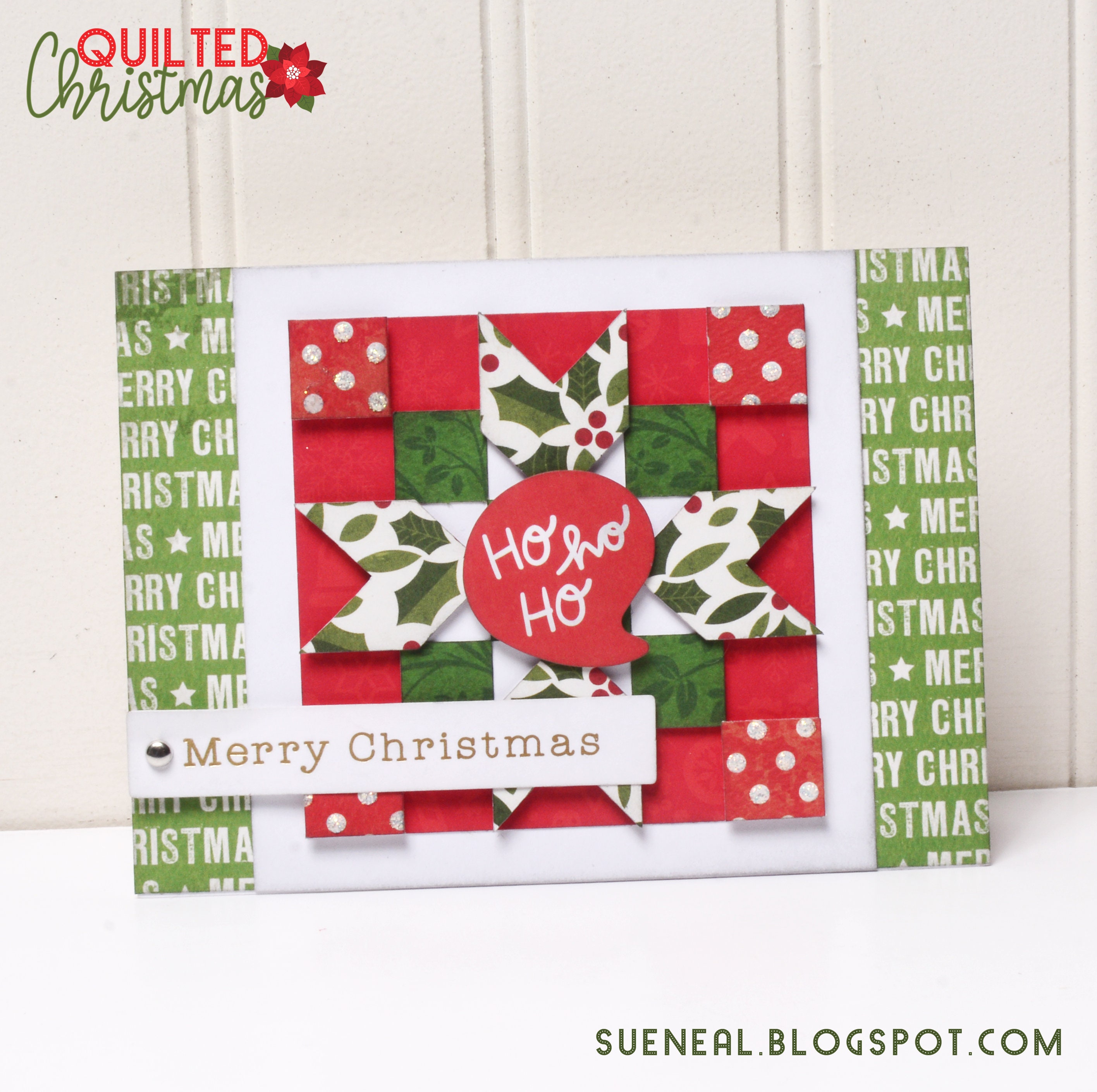 Instant Download SVG Files QUILTED Christmas Cards, Christmas Card Kit ...