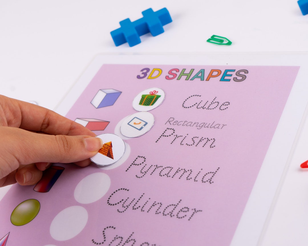 Shape Matching Cards and Memory Game, Shape Sorting Worksheet, Digital ...