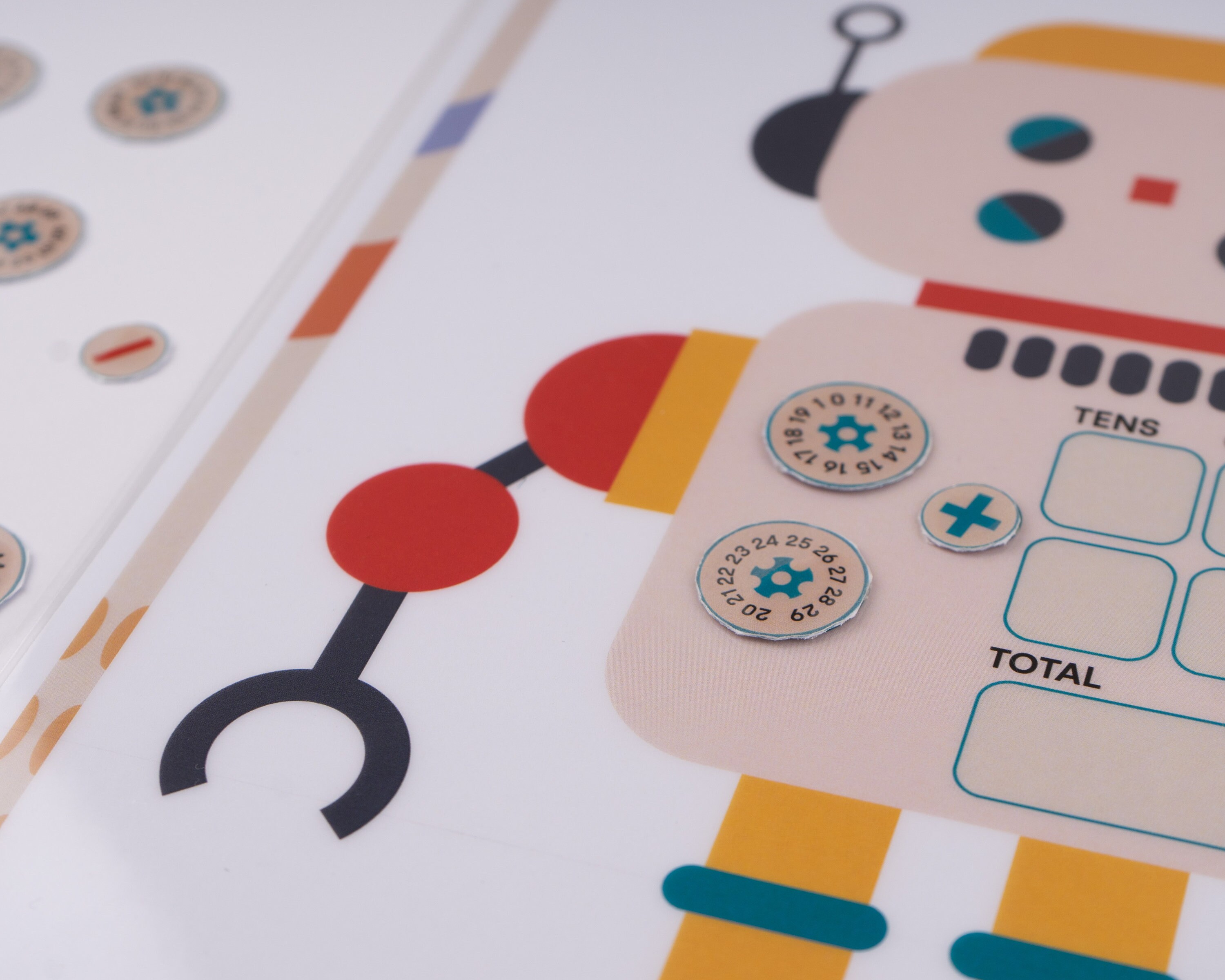 Math Game Robot Improve Math Fluency Educational Activity for First ...