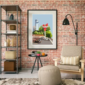Atlanta GA Painting | the Varsity Art Print | Atlanta Wall Decor ...