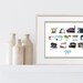 Athens Georgia Wall Art | Athens Bus Stops Print | Athens Decor - Etsy