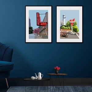 Atlanta GA Painting | the Varsity Art Print | Atlanta Wall Decor ...