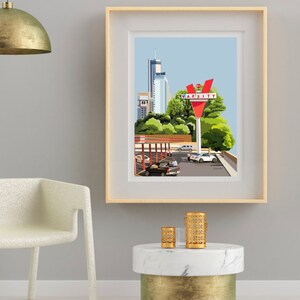 Atlanta GA Painting | the Varsity Art Print | Atlanta Wall Decor ...