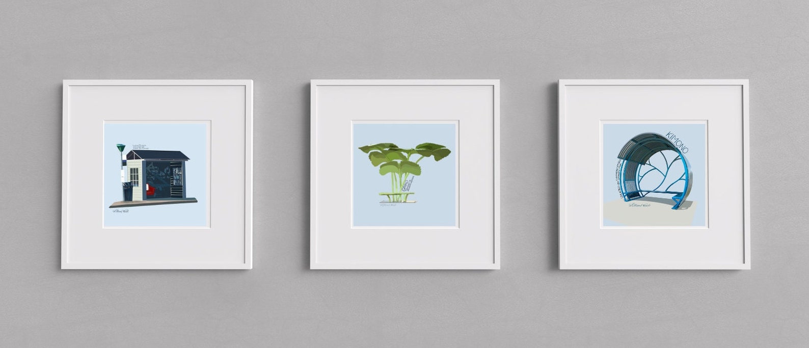 Athens Georgia Wall Art | Athens Bus Stops Print | Athens Decor - Etsy