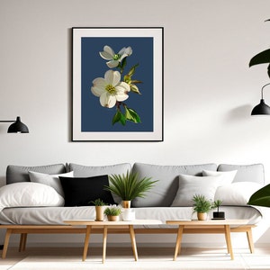 Southern Dogwood Print | Dogwood Flower Painting | Dogwood Artwork ...