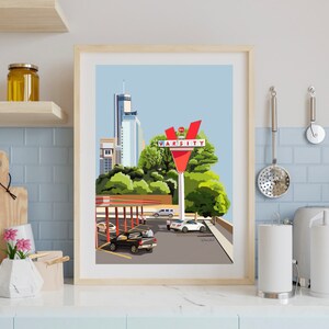 Atlanta GA Painting | the Varsity Art Print | Atlanta Wall Decor ...