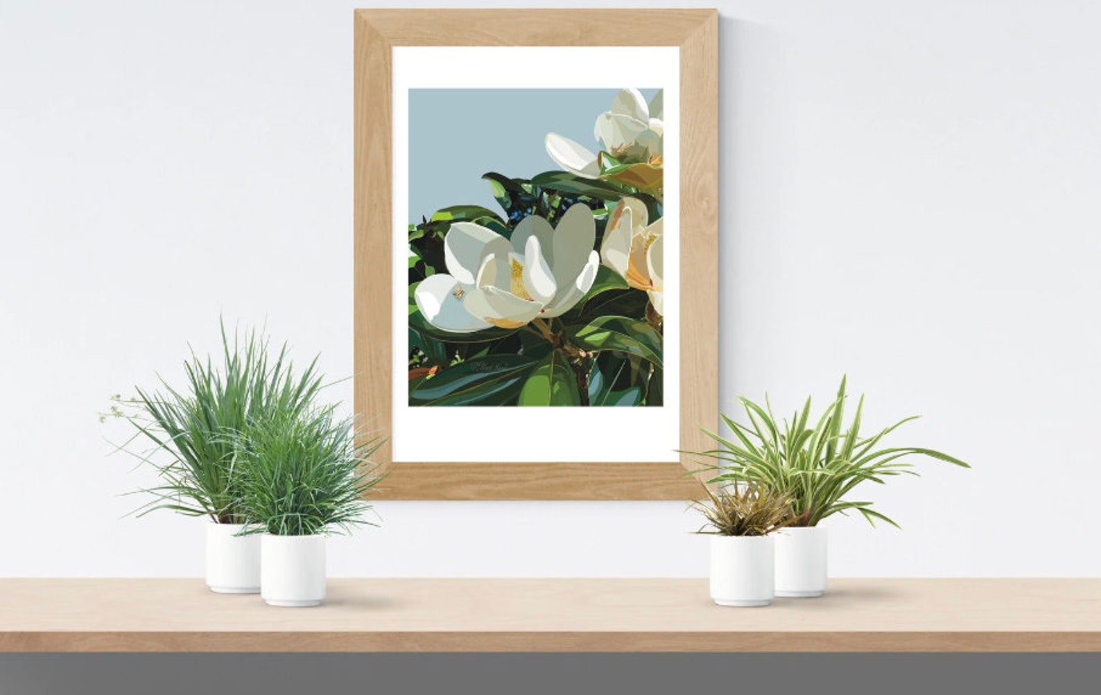 Magnolia With Bee Print | Magnolia Poster | Magnolia Fine Art ...