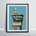 Holiday Inn Print Personalized Atlanta Art Neon Sign Wall Decor Vintage ...