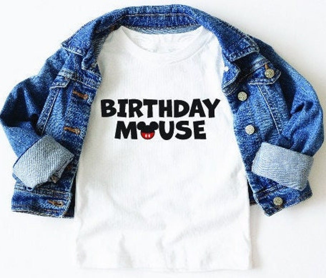 Birthday Mouse SVG, PNG for Themed Birthday or Vacation, I'm This ...