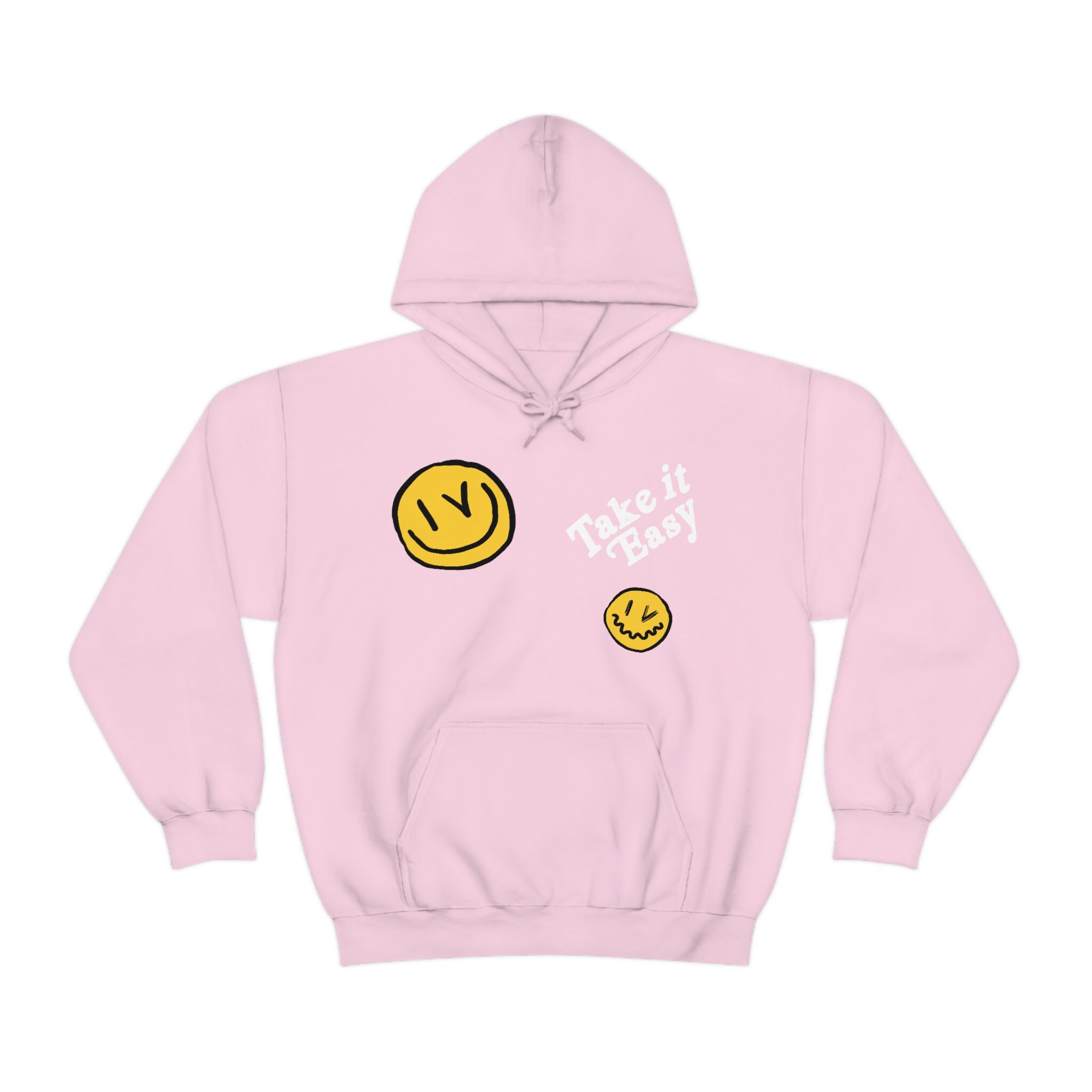 Smiley Face Hoodie Positive Quotes Hoodie Oversized Hoodie Trendy ...