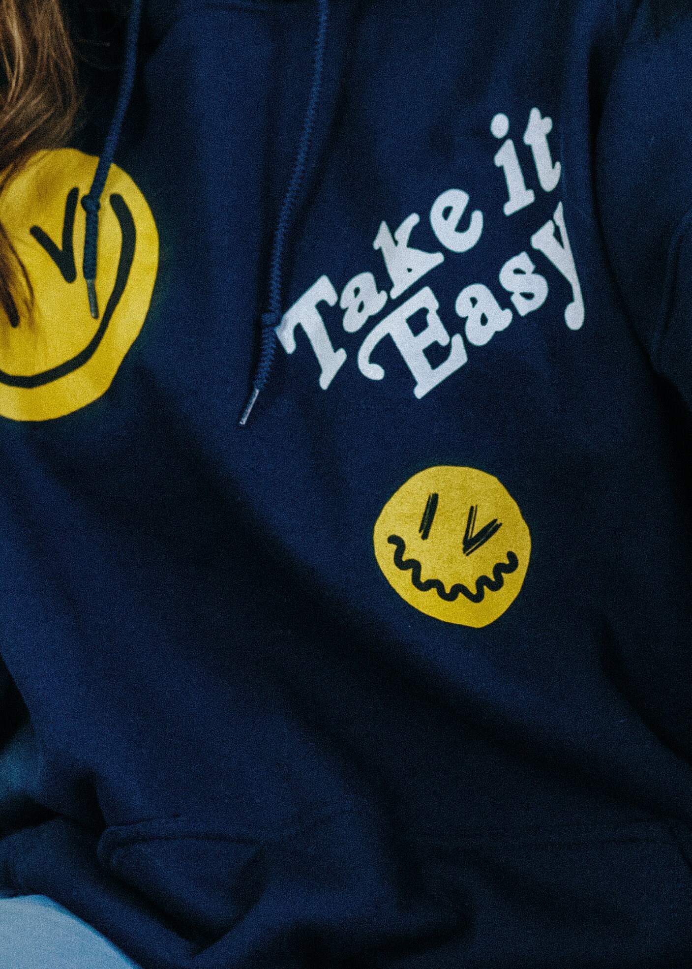 Smiley Face Hoodie Positive Quotes Hoodie Oversized Hoodie Trendy ...