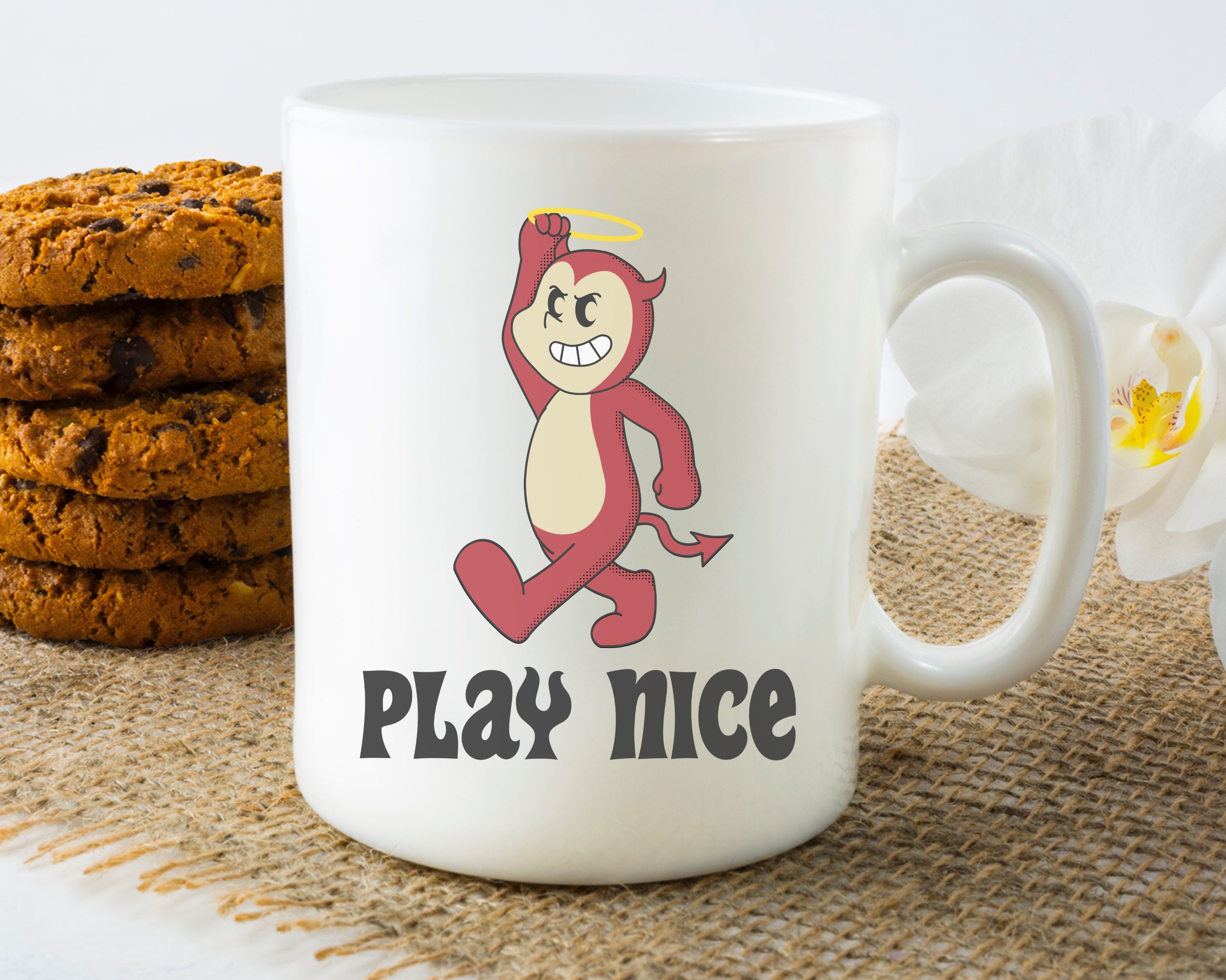 Play Nice Png Retro Cartoon Png Positive Quote Png Motivational Quote ...