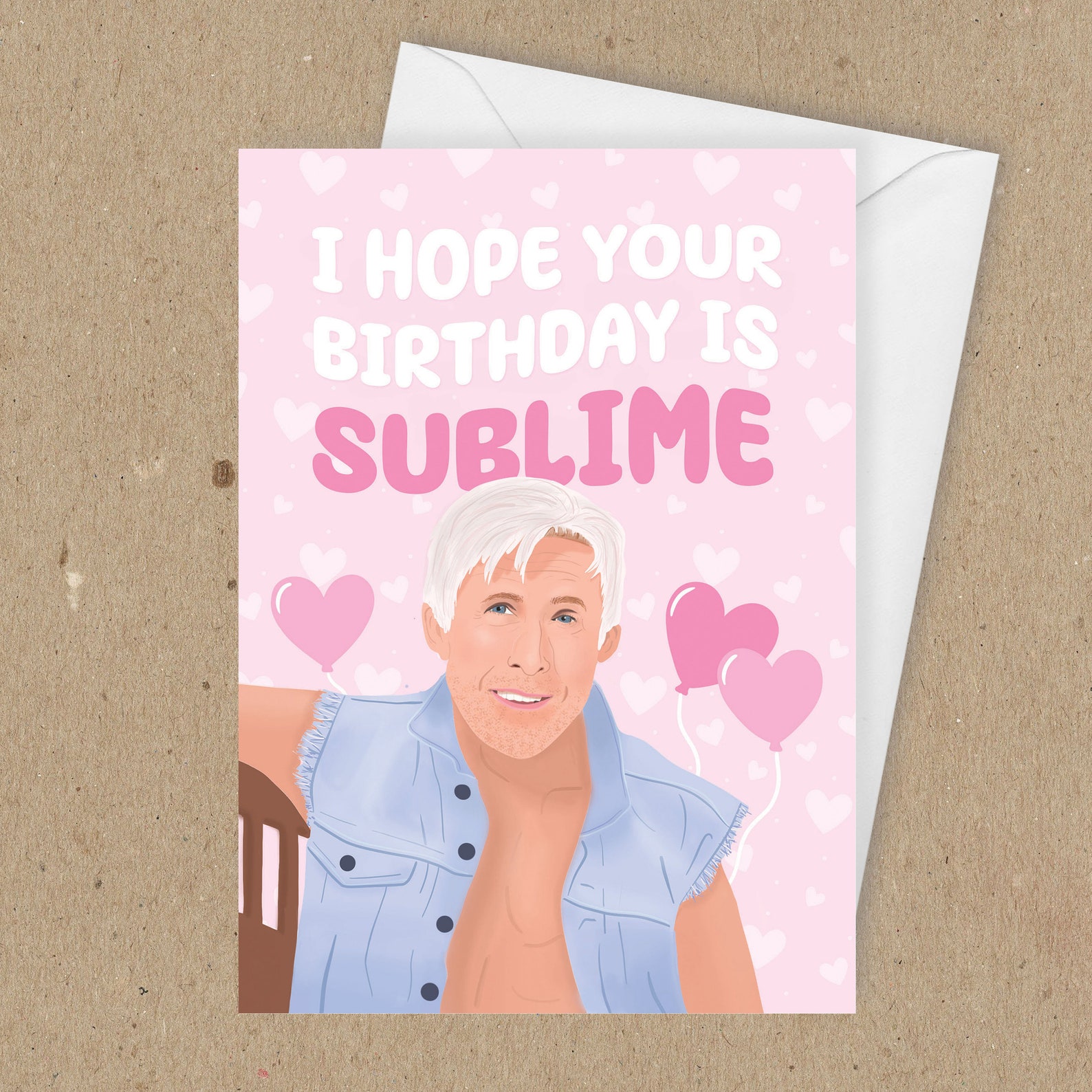 Barbie Ken Inspired Sublime Birthday Card Kenergy Barbie - Etsy