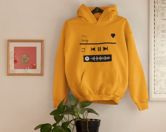 Spotify Couples Hoodie - Etsy