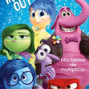 Printable Multiplication Table Inside Out Gift - Etsy