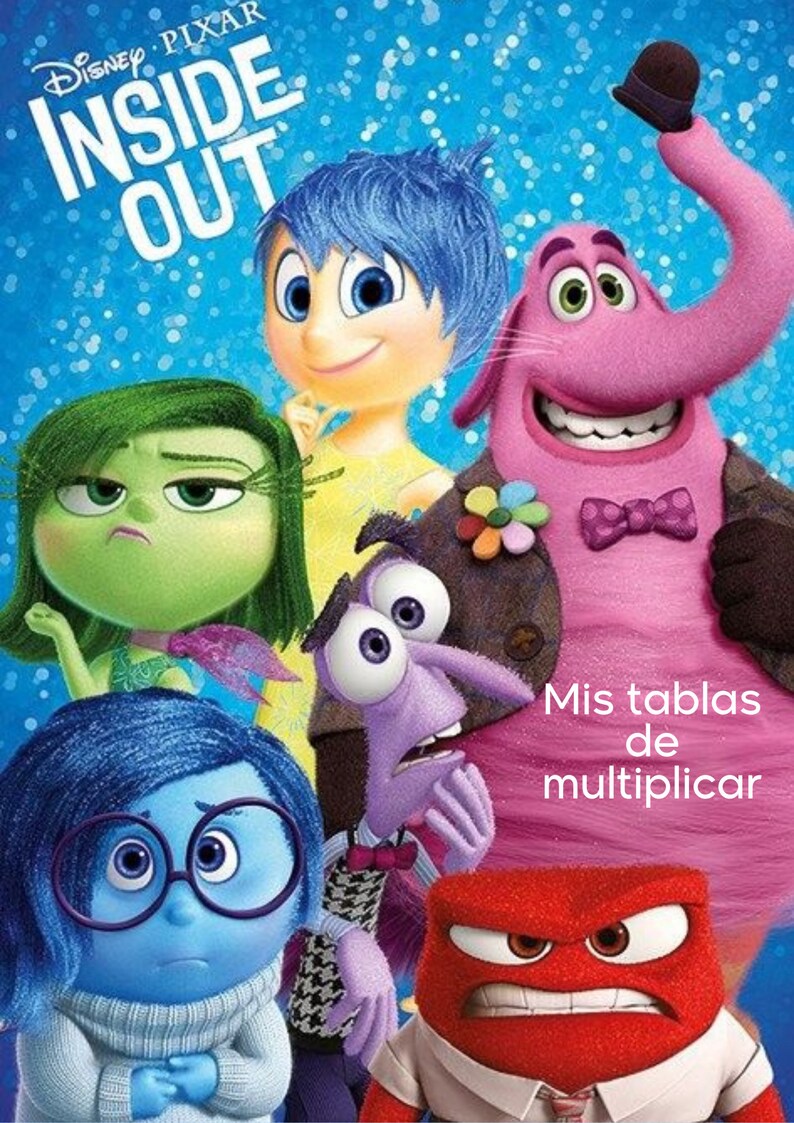 Printable Multiplication Table Inside Out Gift - Etsy