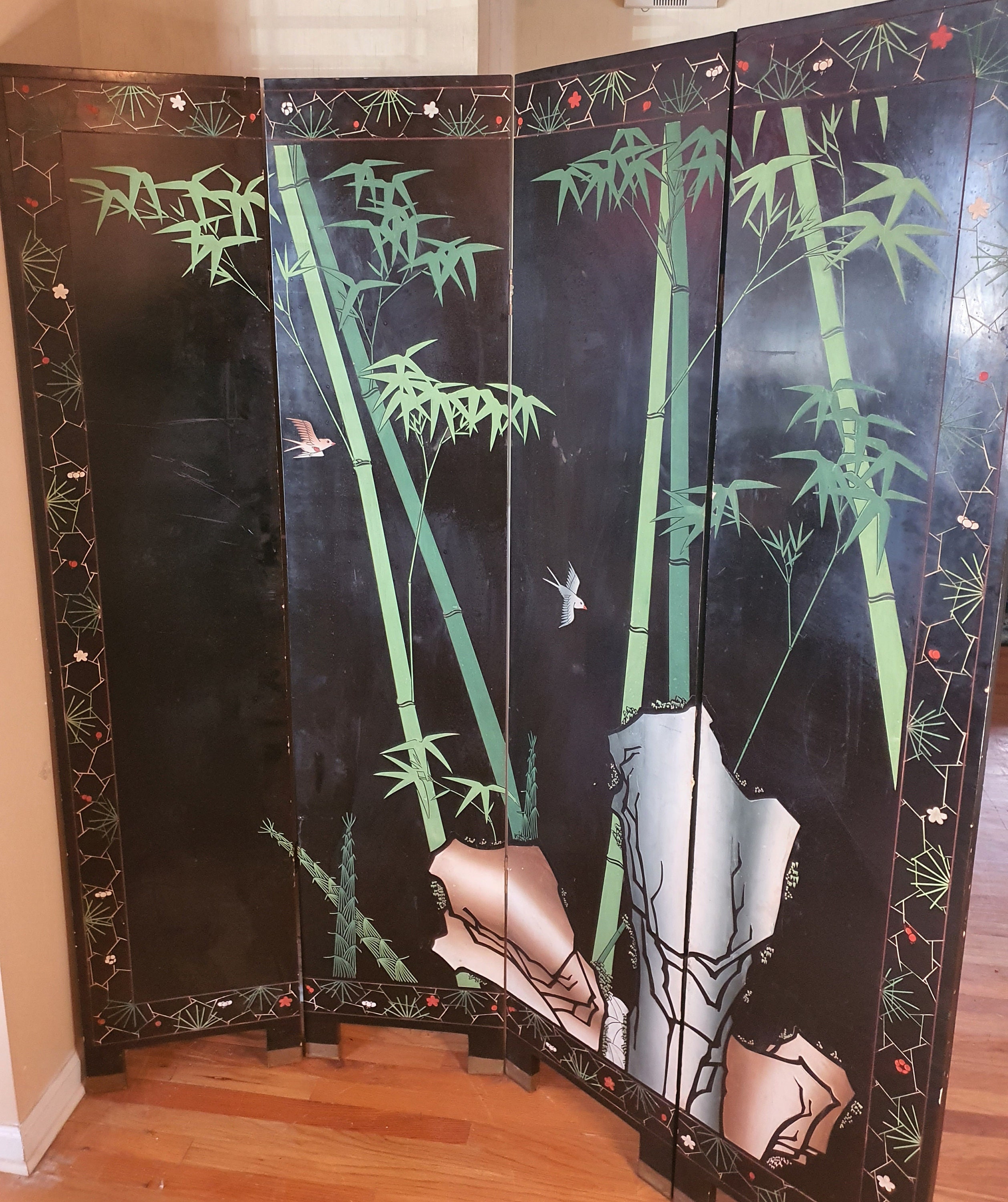 Vintage Chinese/asian Room Divider - Etsy