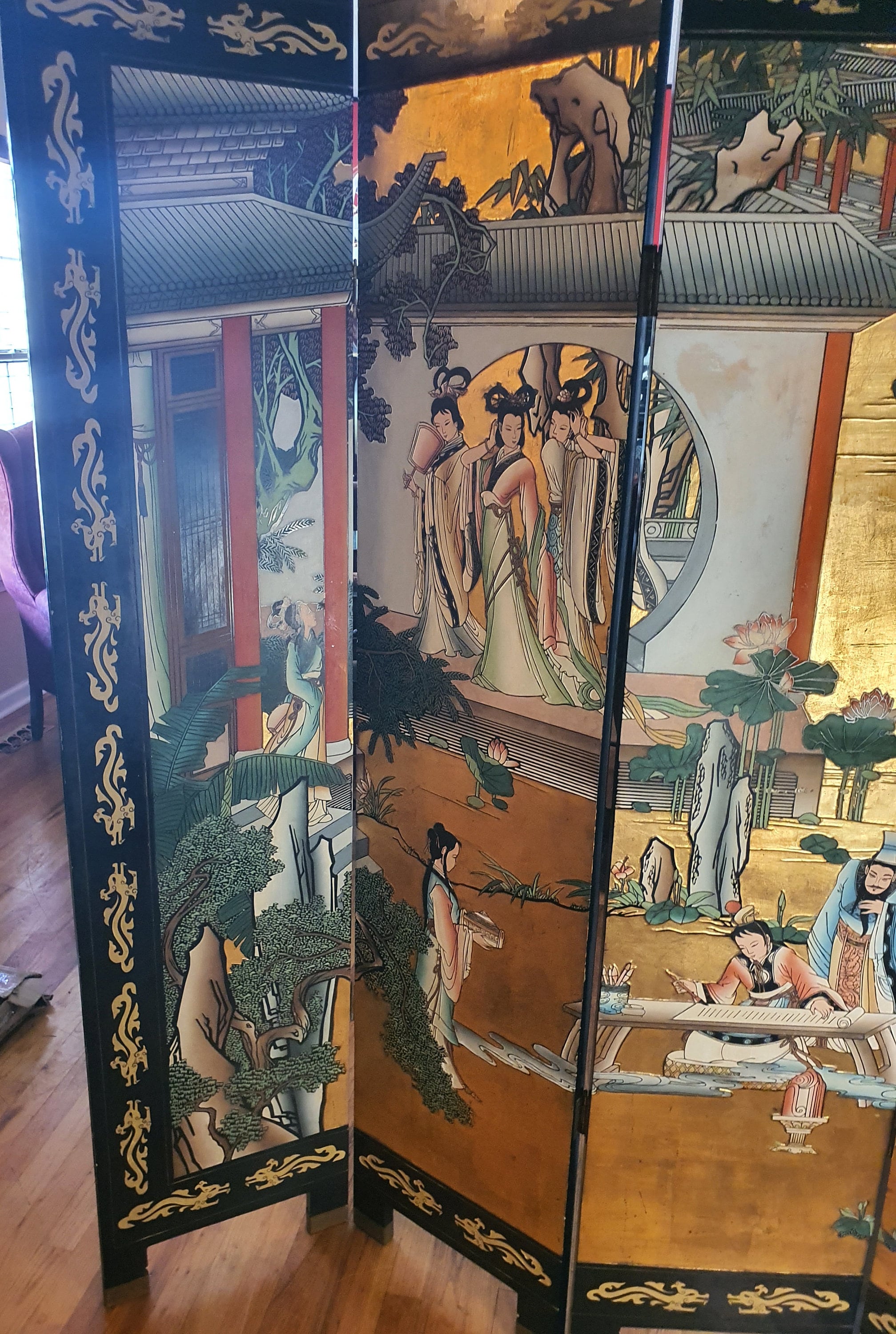 Vintage Chinese/asian Room Divider - Etsy