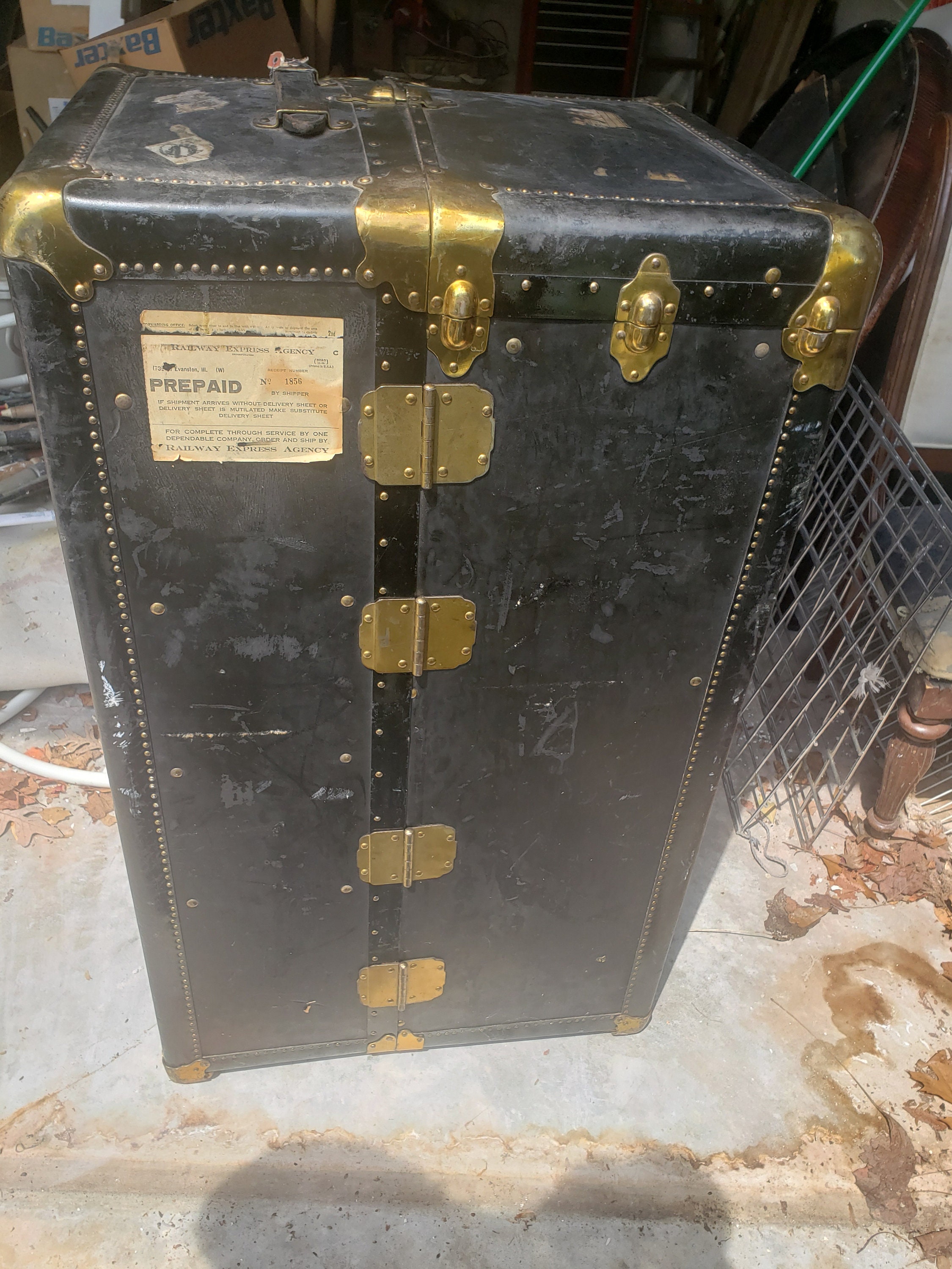 Sesame 1920 Vintage Steamer Trunk - Etsy